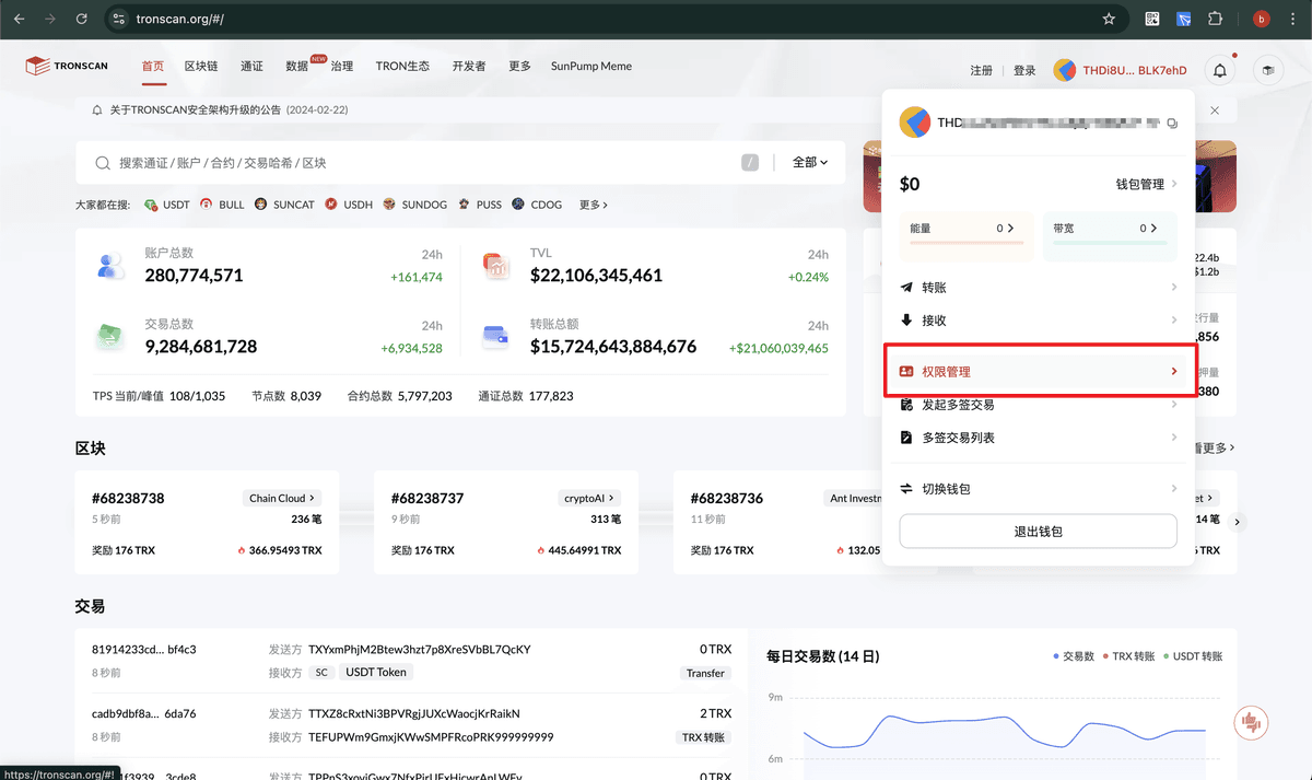 Permission - TRON Energy API